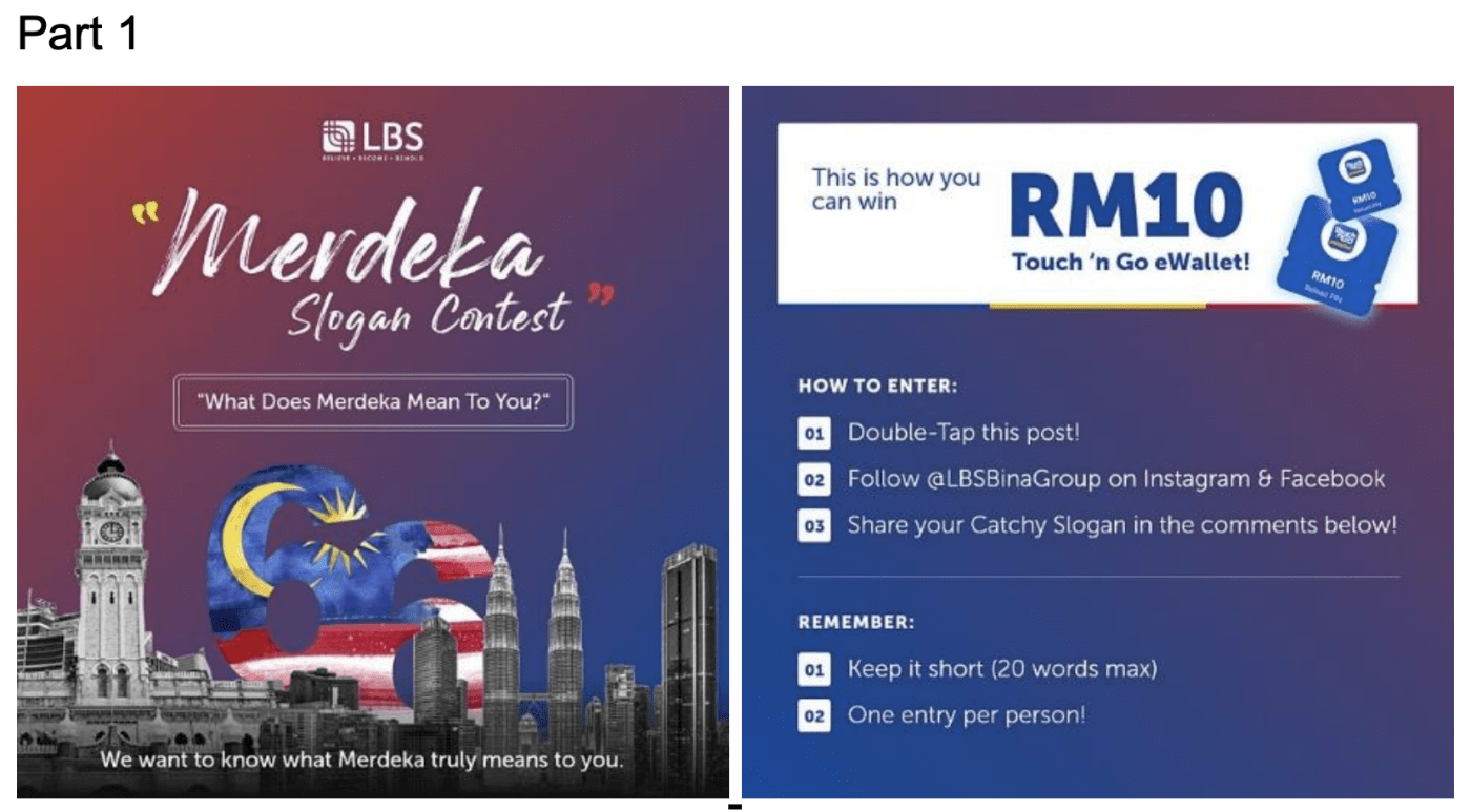 Merdeka 2023 Best Slogan Giveaway - LBS Bina