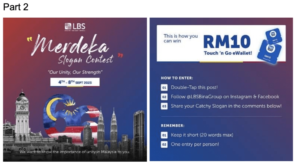 Merdeka 2023 Best Slogan Giveaway - LBS Bina